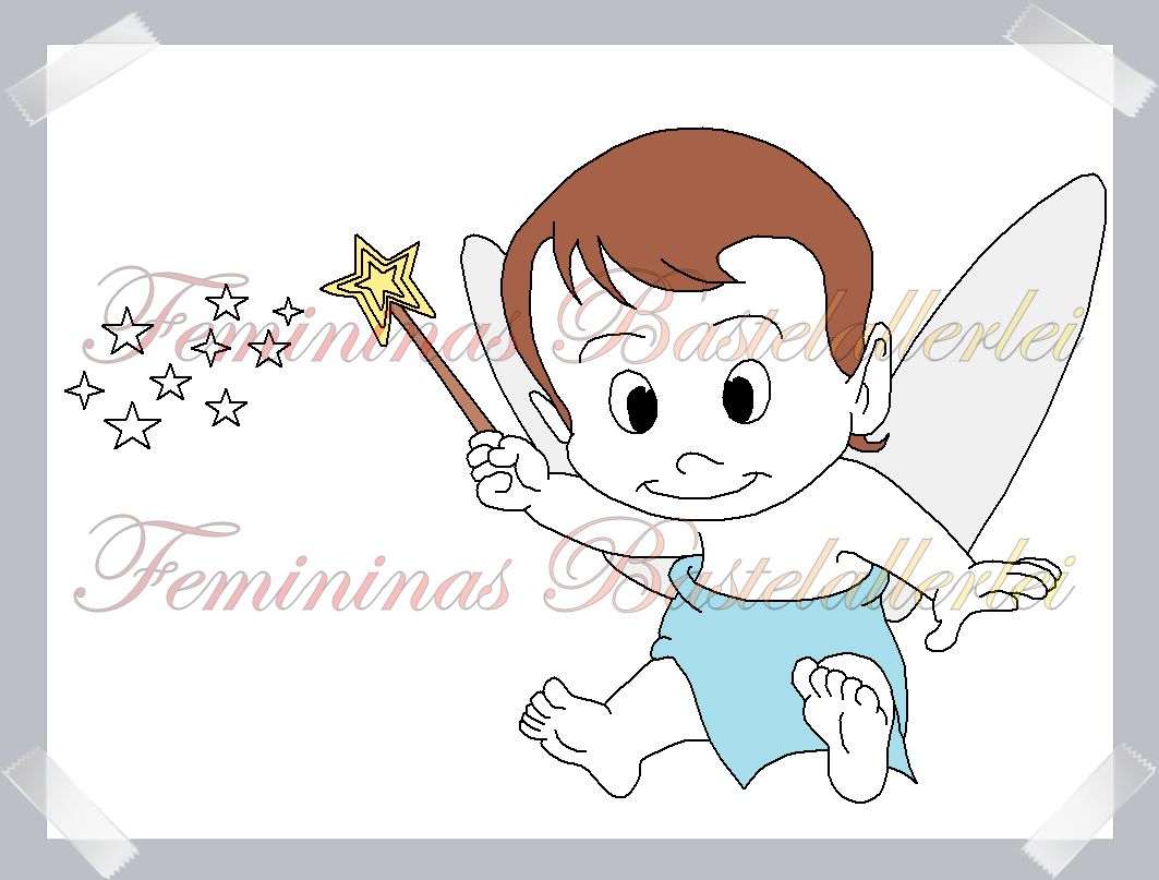 Femininas Bastelallerlei - Baby-Feen 3er-Pack + Bonus-Überraschungs-Fee