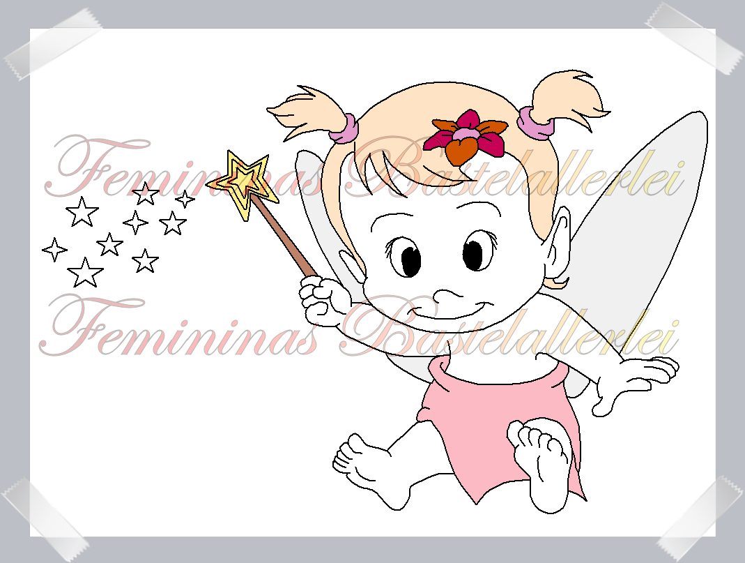 Femininas Bastelallerlei - Baby-Feen 3er-Pack + Bonus-Überraschungs-Fee